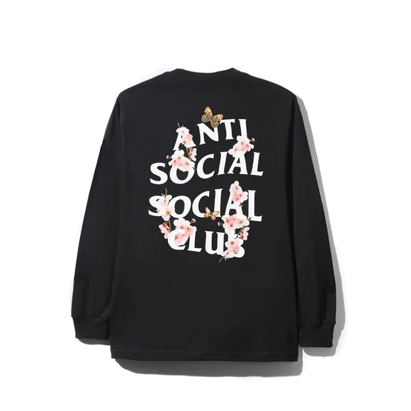 Anti Social Social Club | Tops | Anti Social Social Club Kkoch Flower ...